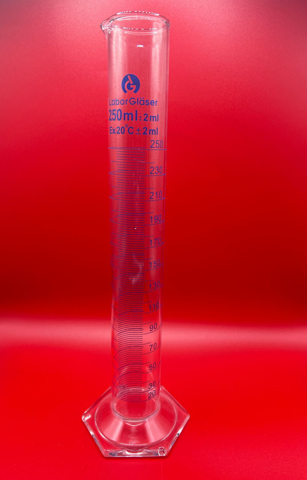 Probeta graduada Borosilicaro 250 ml – Galeca